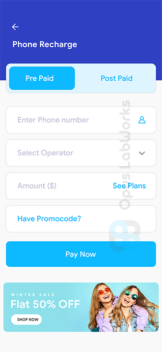 2 App Template | Online Bill Payment App | Recharge App | Booking App| Wallet App | PayQuick by ...